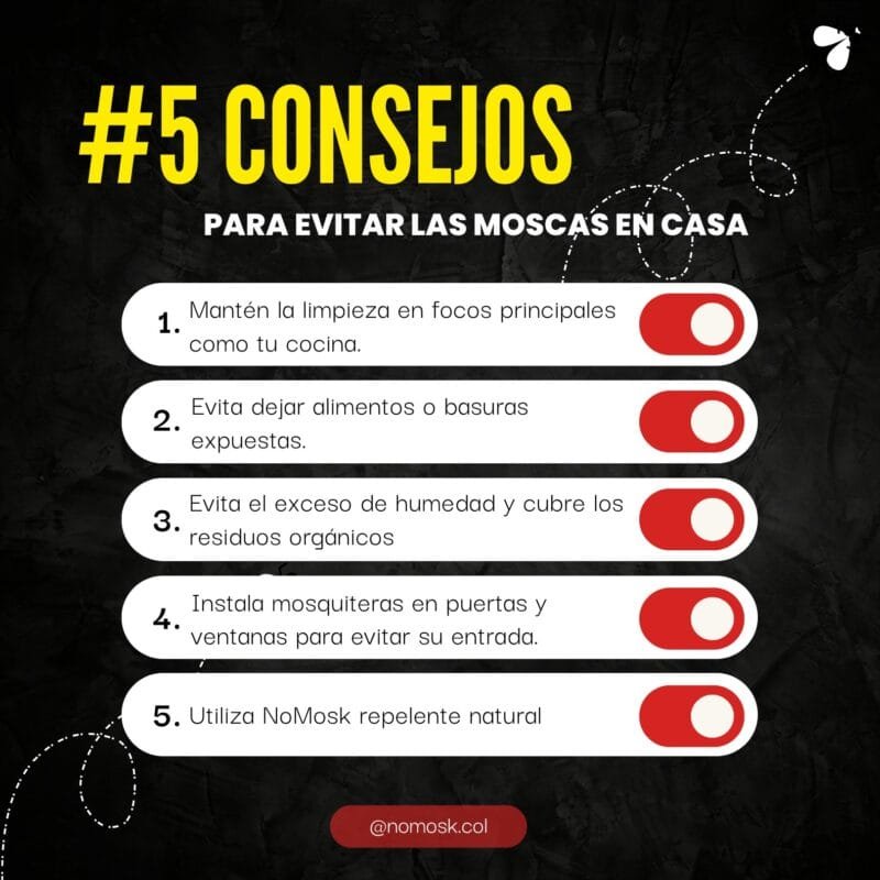 🥇 NoMosk Repelente Natural para Moscas | Seguro y Duradero