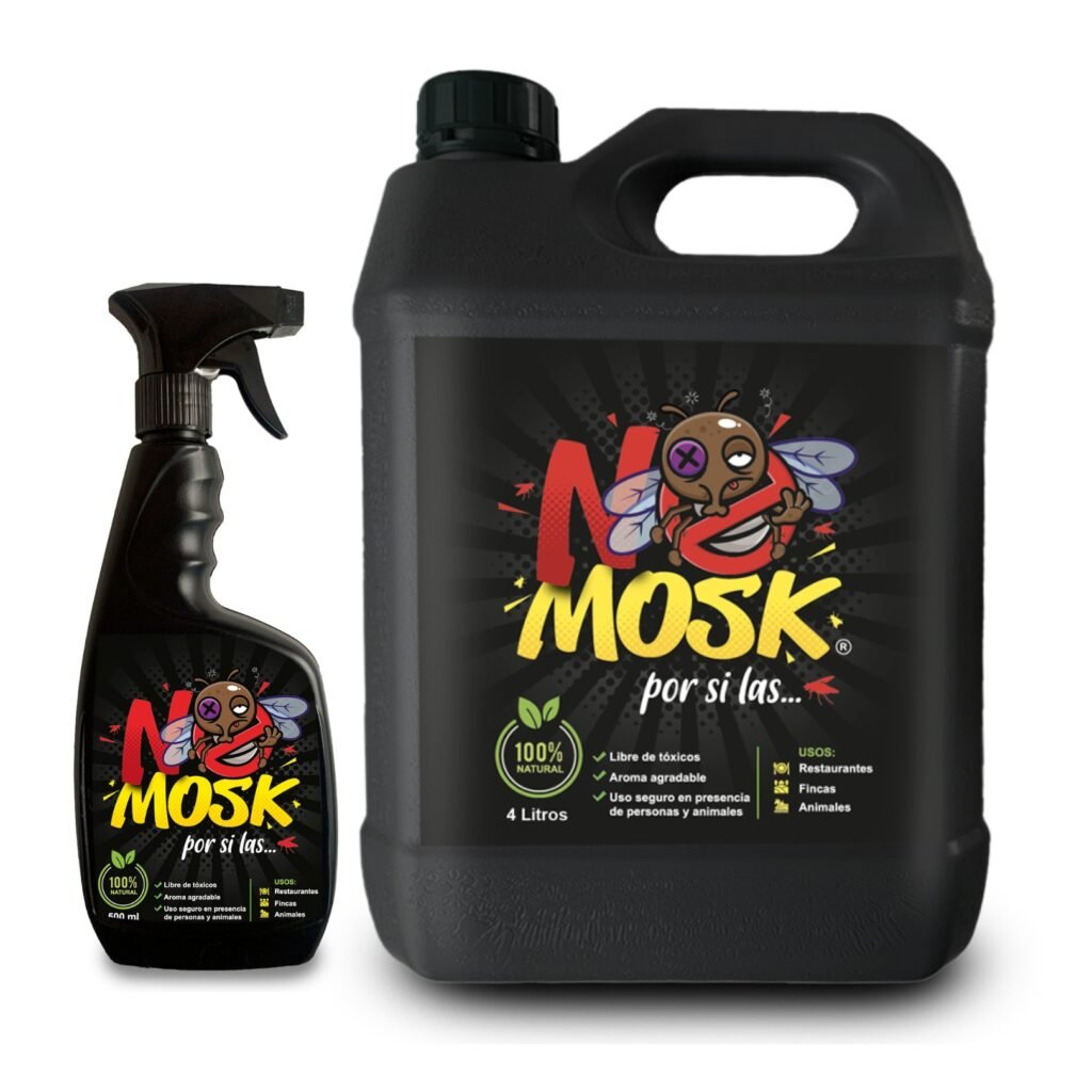 🥇 NoMosk Repelente Natural para Moscas | Seguro y Duradero