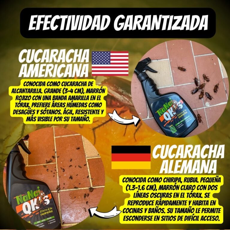 NaNai QK´s: Insecticida Natural para Cucarachas