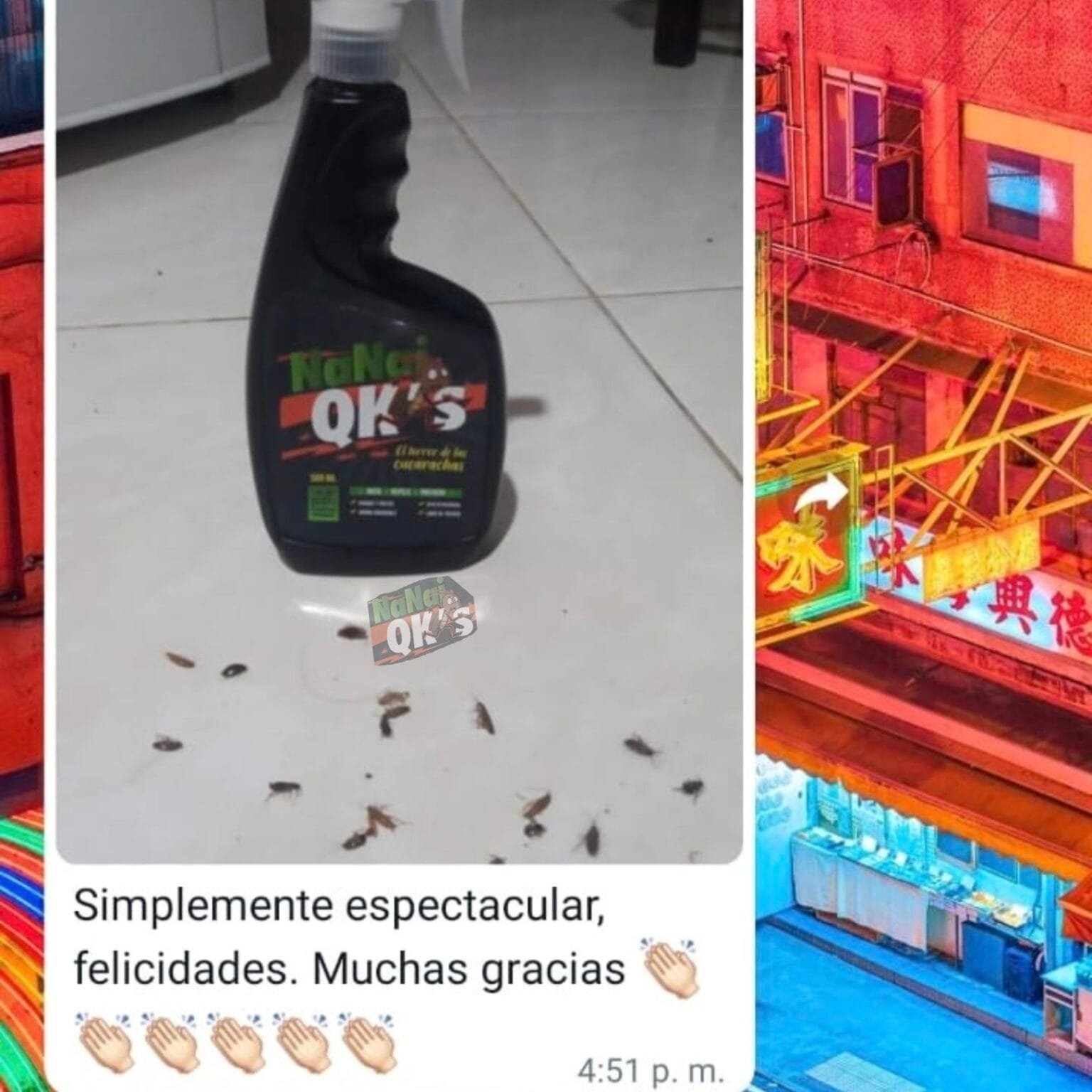 NaNai QK´s: Insecticida Natural para Cucarachas